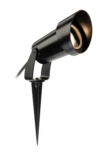 Firstlight 3847BK Rowan Wall & Spike Light IP65 | outsidelight.co.uk