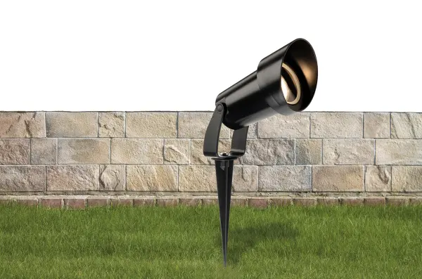 Firstlight 3847BK Rowan Wall & Spike Light IP65 | outsidelight.co.uk