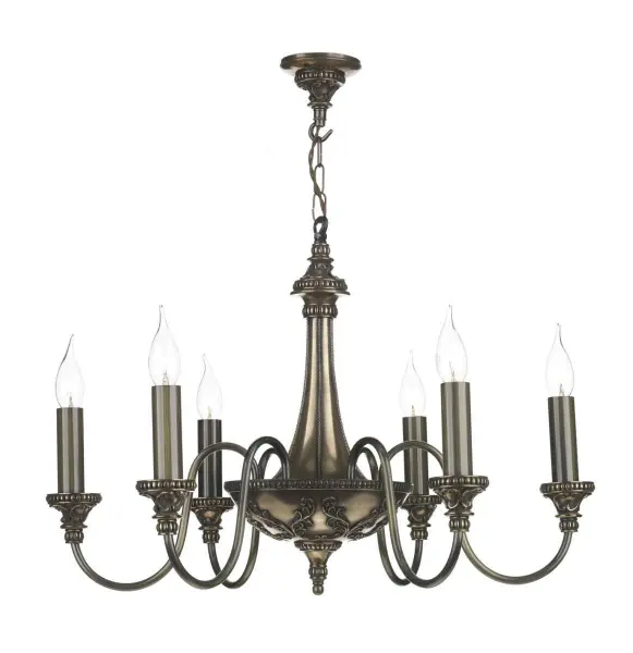 David Hunt Lighting BAI0663 Bailey 6-Light Rich Bronze Fitting ...