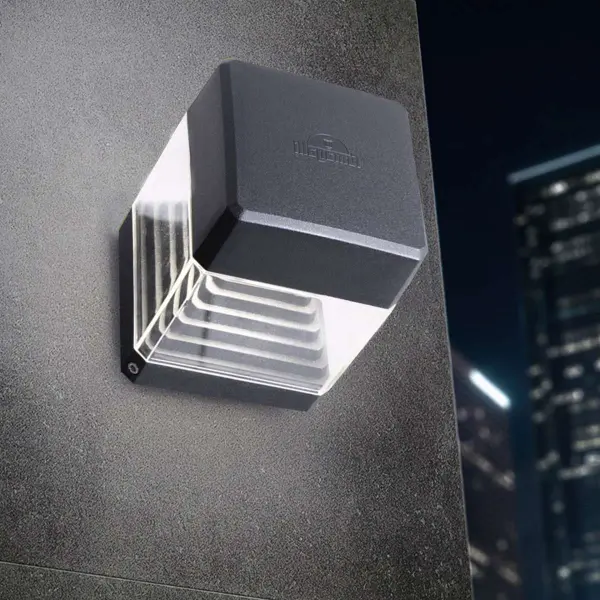 Fumgalli ESTERWALL/LED10BL Ester Wall Light in Black | outsidelight.co.uk