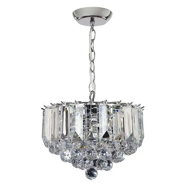 Endon Lighting FARGO-12CH Fargo 3 Light Small Pendant 60W ...